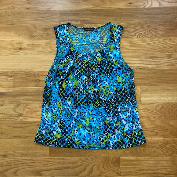 Notations | Tops | Notations M Smooth Tank Top Sleeveless Blouse Animal ...